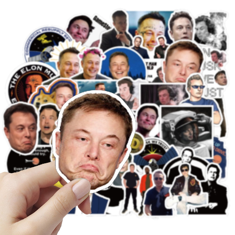 Elon Musk Meme Stickers – Fudan Stationery Store