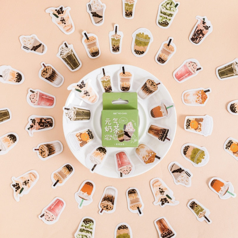 Bubble Tea Stickers – Fudan Stationery Store